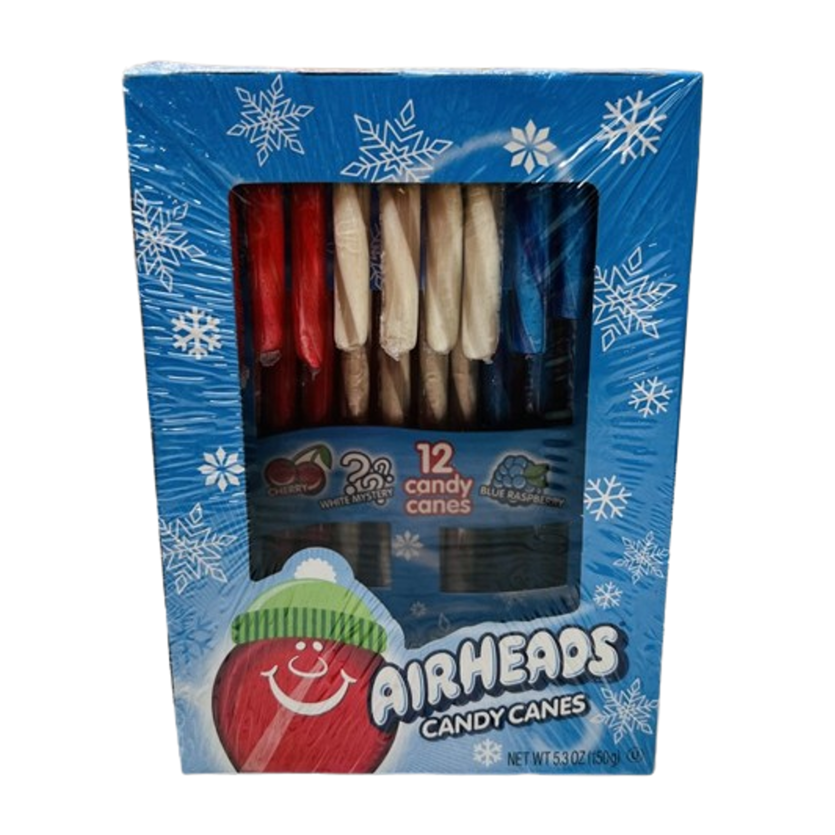 Airheads candy cane pack of 12 USA | Limestone Exotic Soda & Snacks