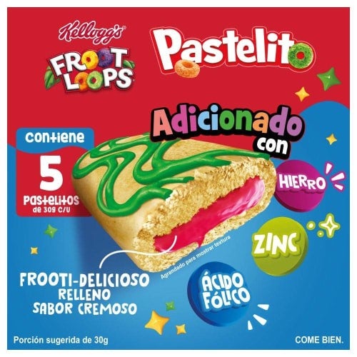 Kellogg's Froot Loops Pastelito Fruit bar 30g SINGLE BAR | Limestone ...