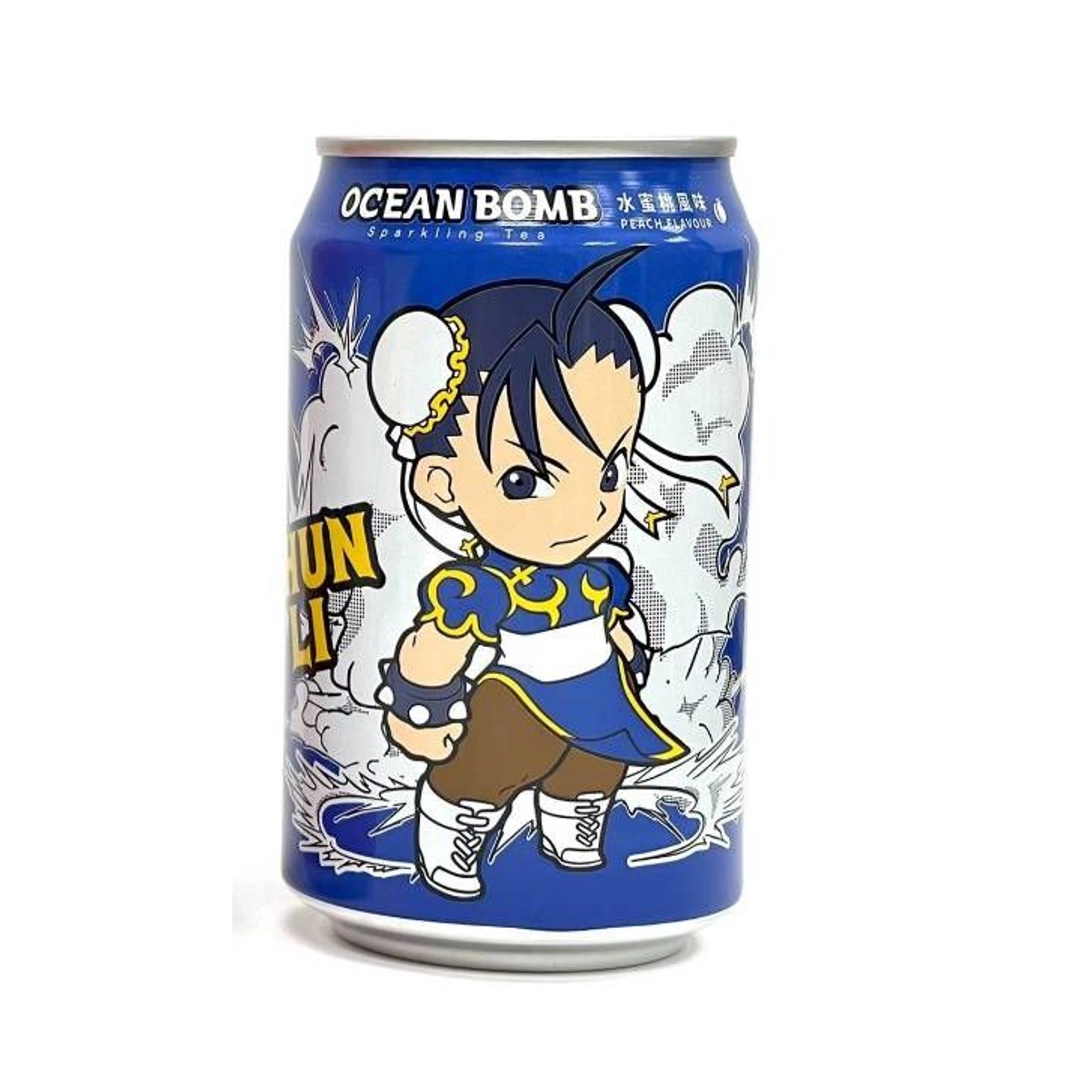 Ocean Bomb Street Fighter Chun Li 330ml TAIWAN | Limestone Exotic Soda ...