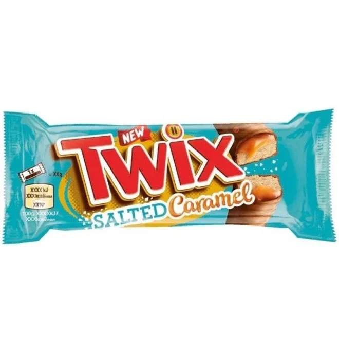 Twix Salted Caramel chocolate bar 40g | Limestone Exotic Soda & Snacks