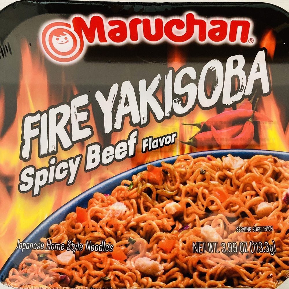 Maruchan fire yakisoba spicy beef noodles 113.3G | Limestone Exotic ...