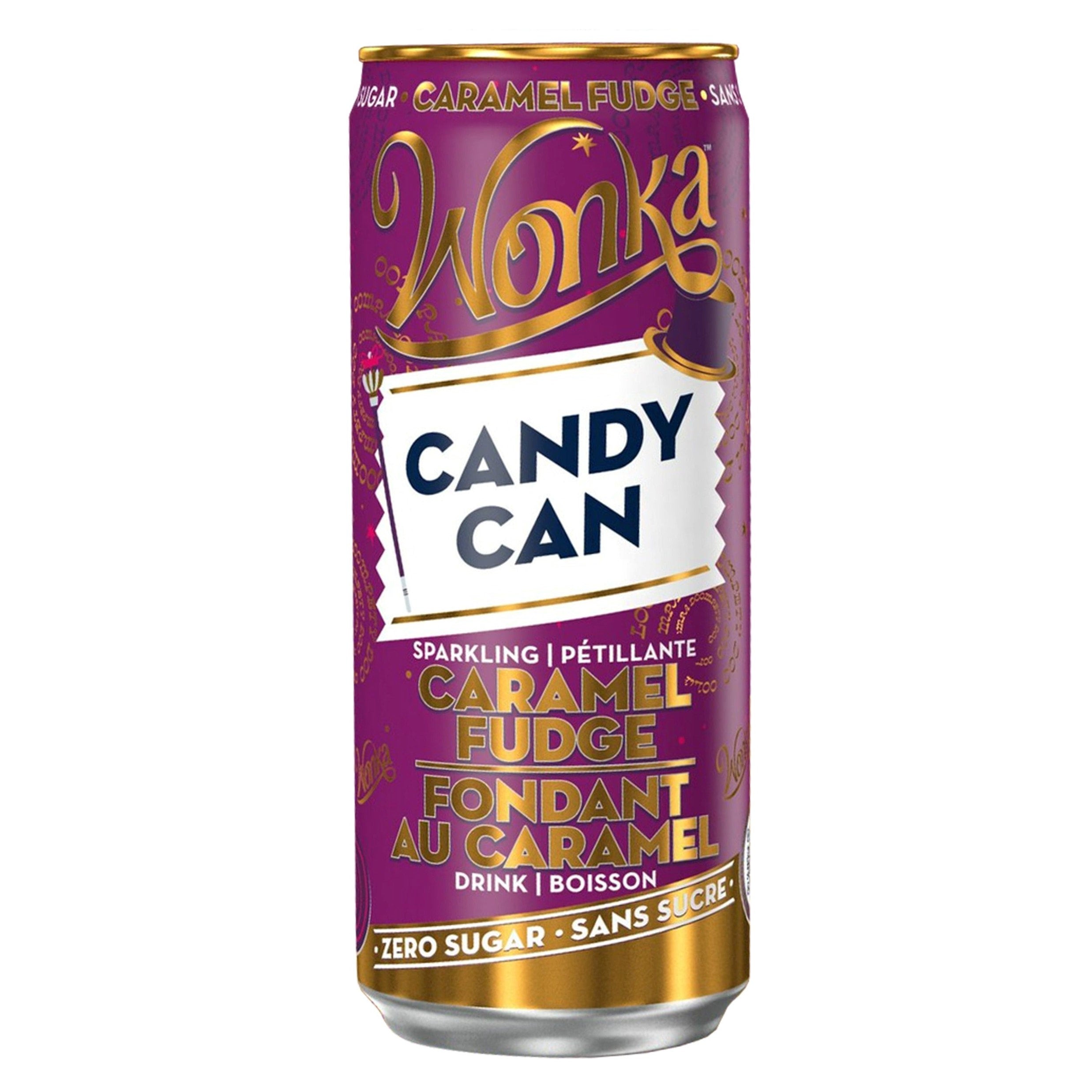 Wonka Candy Can Sparking Caramel Fudge 330ml | Limestone Exotic Soda ...